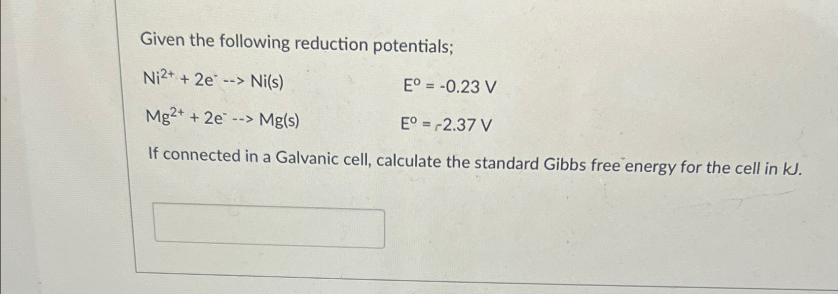 Solved Given the following reduction | Chegg.com
