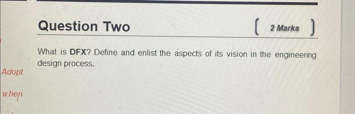 Solved Design synthesis is one of the steps in the design | Chegg.com