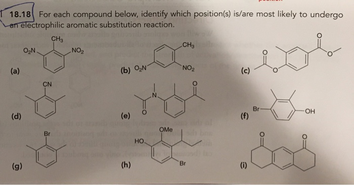 Solved 18.18 For each compound below, identify which | Chegg.com