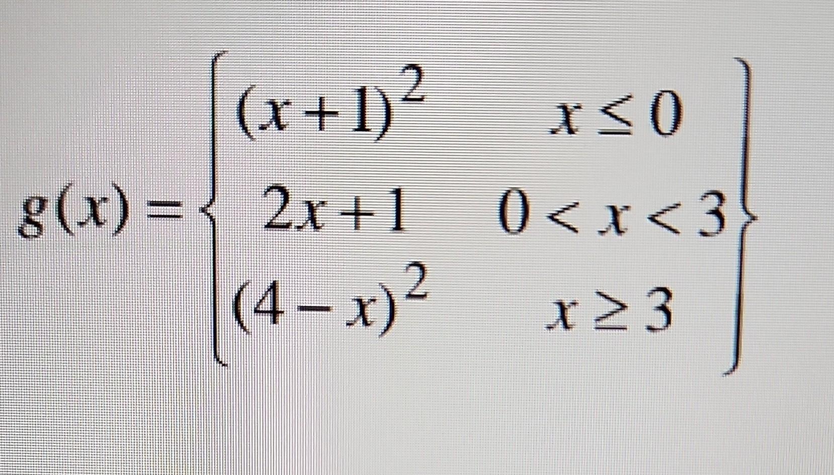 Solved For The Following Piece Wise Function Find All 0563