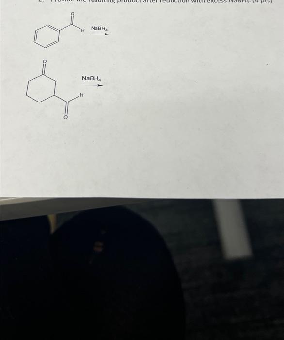Solved NaBH4 | Chegg.com