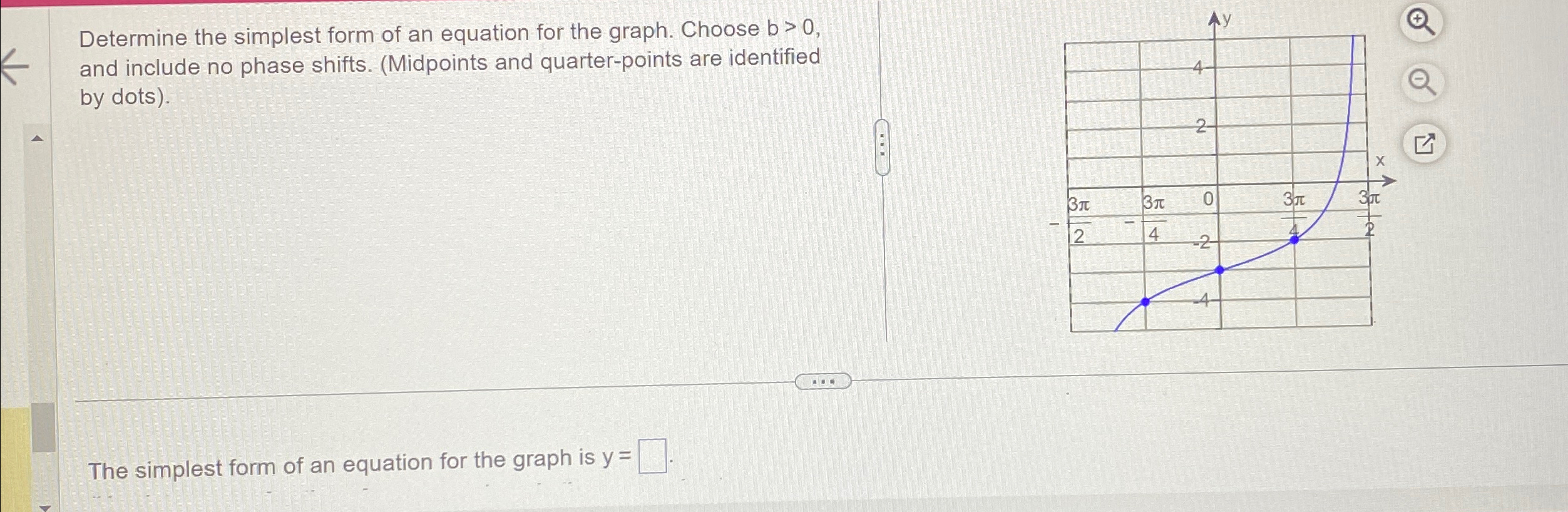 Solved Determine The Simplest Form Of An Equation For The