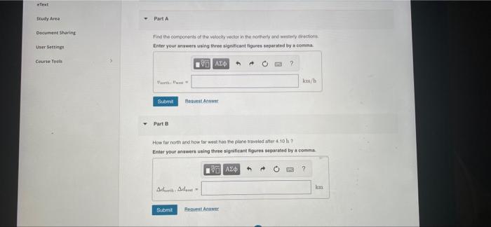 Solved *Text Study Area Document Sharing User Settings | Chegg.com