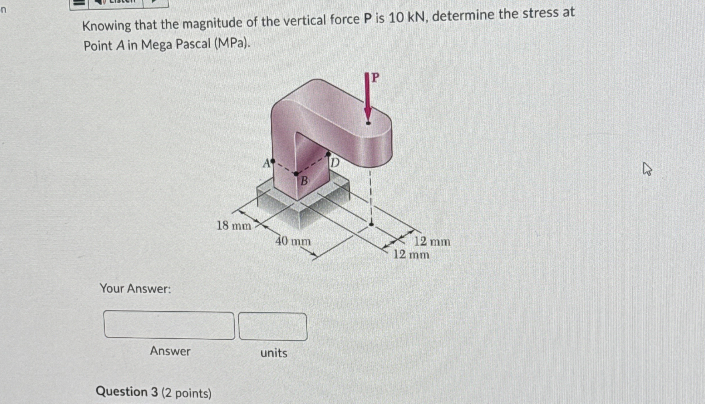 Solved Knowing that the magnitude of the vertical force P | Chegg.com