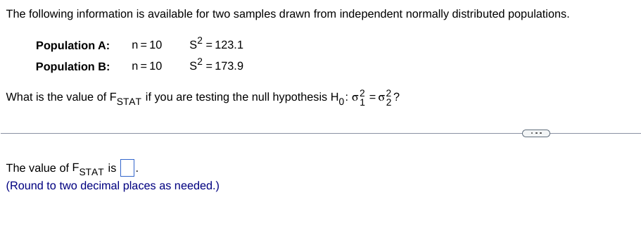Solved The following information is available for two | Chegg.com