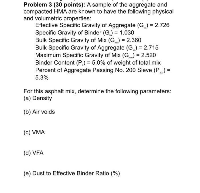 Solved Problem 3 (30 points): A sample of the aggregate and | Chegg.com
