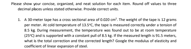Solved Please show your concise, organized, and neat | Chegg.com