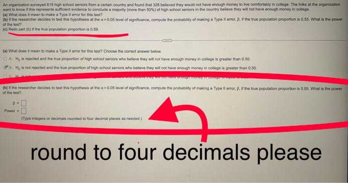 Solved round to four decimals please | Chegg.com