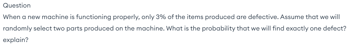 Solved Question When a new machine is functioning properly, | Chegg.com