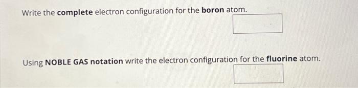 Write the complete electron configuration for the | Chegg.com
