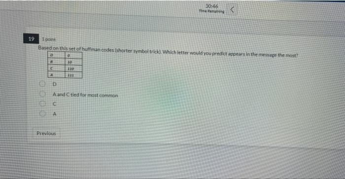 Solved Based on this set af huffman codes (shorter symbol | Chegg.com