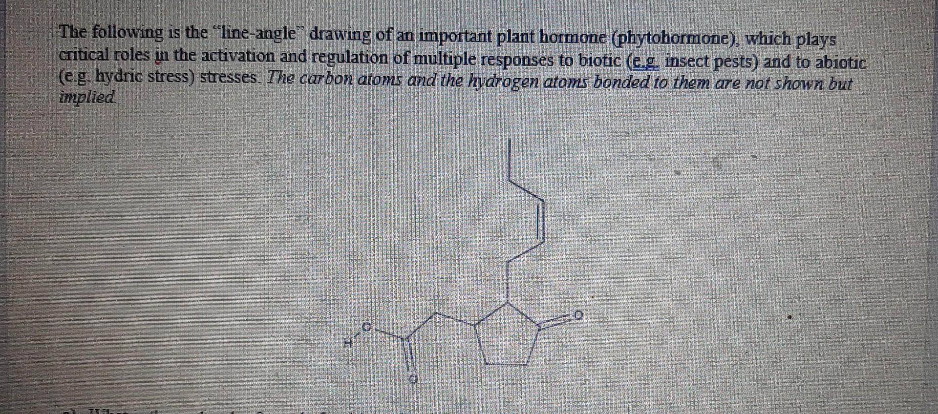 Solved The following is the "line-angle" drawing of an | Chegg.com