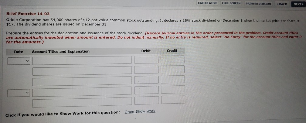 Solved CALCULATOR FULL SCREEN PRINTER VERSION 4 BACK NEXT | Chegg.com