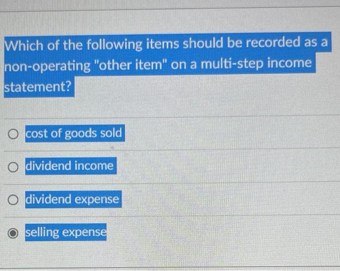 Solved Which of the following items should be recorded as a | Chegg.com