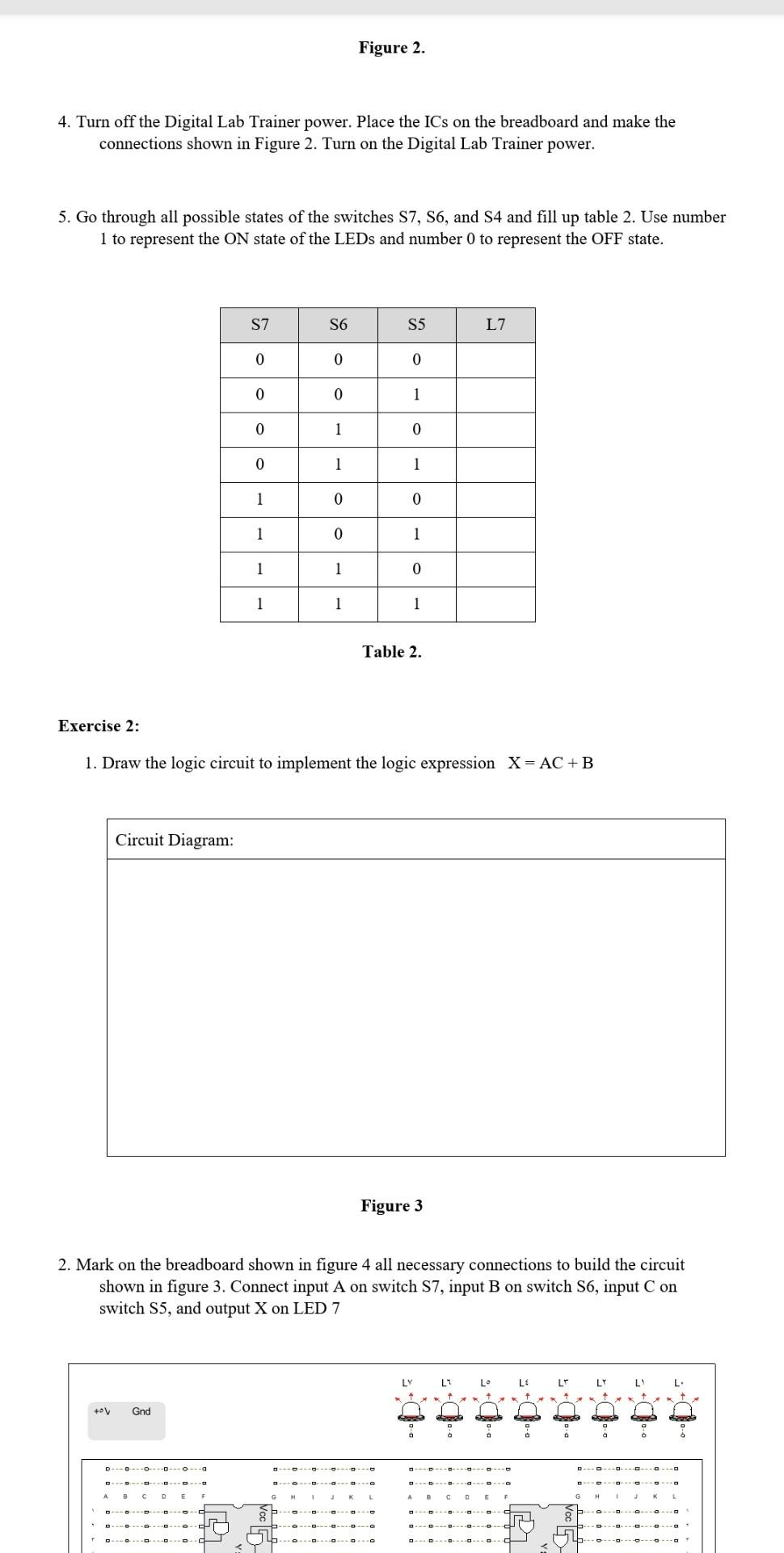 Solved Exercise 1: 1. Derive the logic expression of the | Chegg.com
