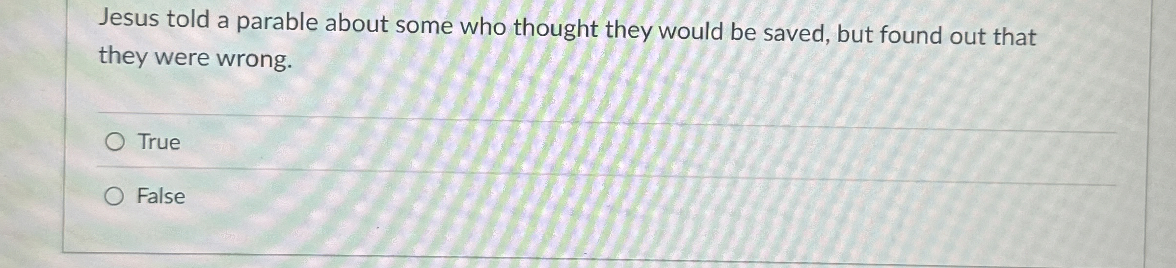 Solved Jesus told a parable about some who thought they | Chegg.com