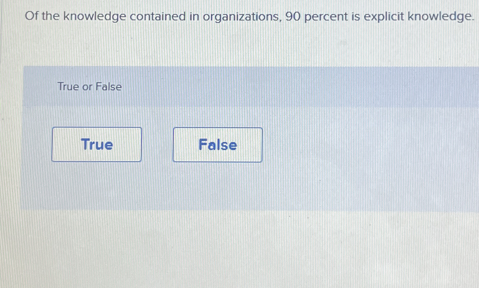 Solved Of the knowledge contained in organizations, 90 | Chegg.com