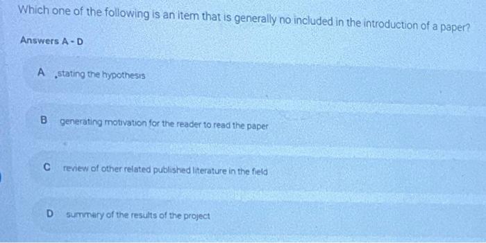 Good writing has sentences that are connected to each | Chegg.com