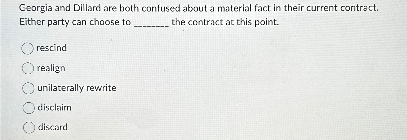 Solved Georgia and Dillard are both confused about a | Chegg.com