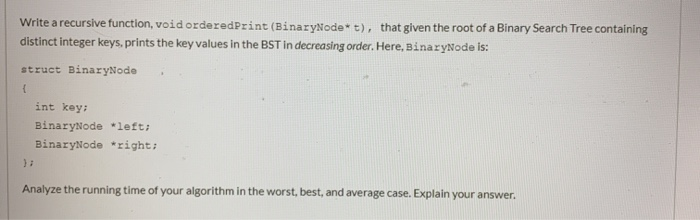 Solved Write a recursive function, void | Chegg.com