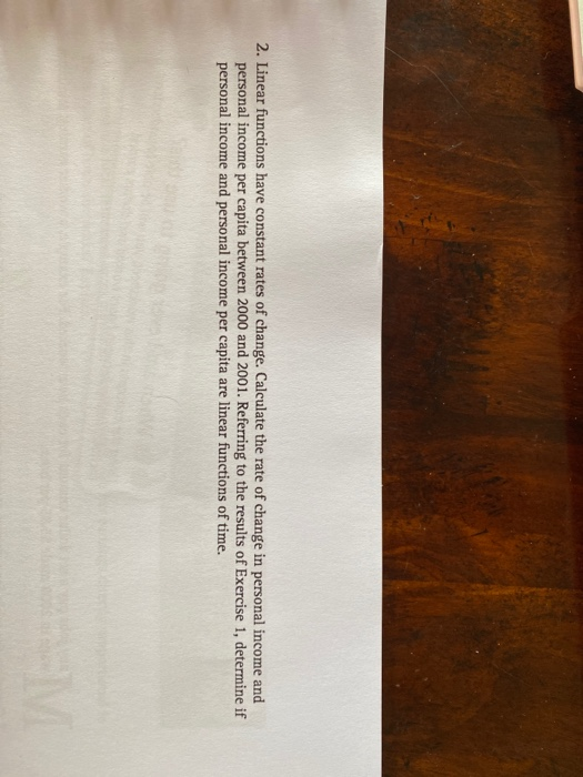 Solved Personal Income - Saginaw Interpreting Rates of | Chegg.com