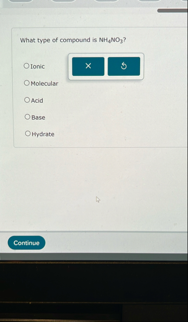 Solved What type of compound is | Chegg.com