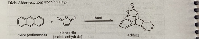 Solved Diels-Alder reaction) upon heating. heat diene | Chegg.com