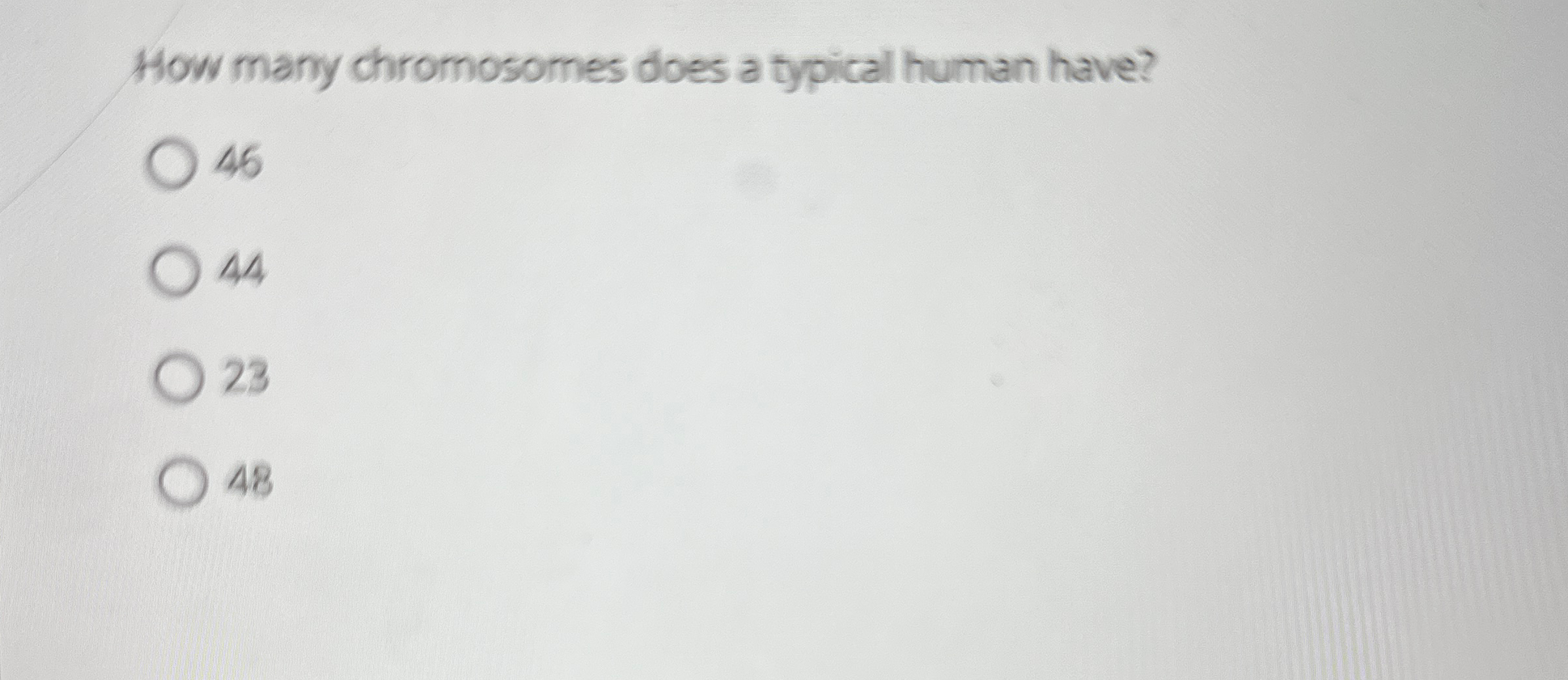 Solved How many chromosomes does a typical human | Chegg.com