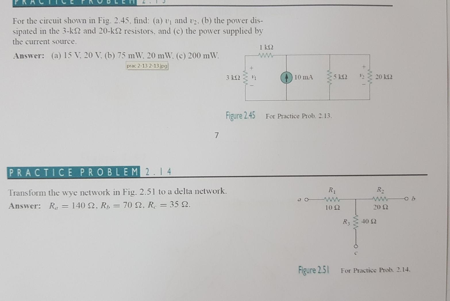 Solved 2Ο Ω Find Ral for the circuit in Fig. 2.39. Answer: | Chegg.com