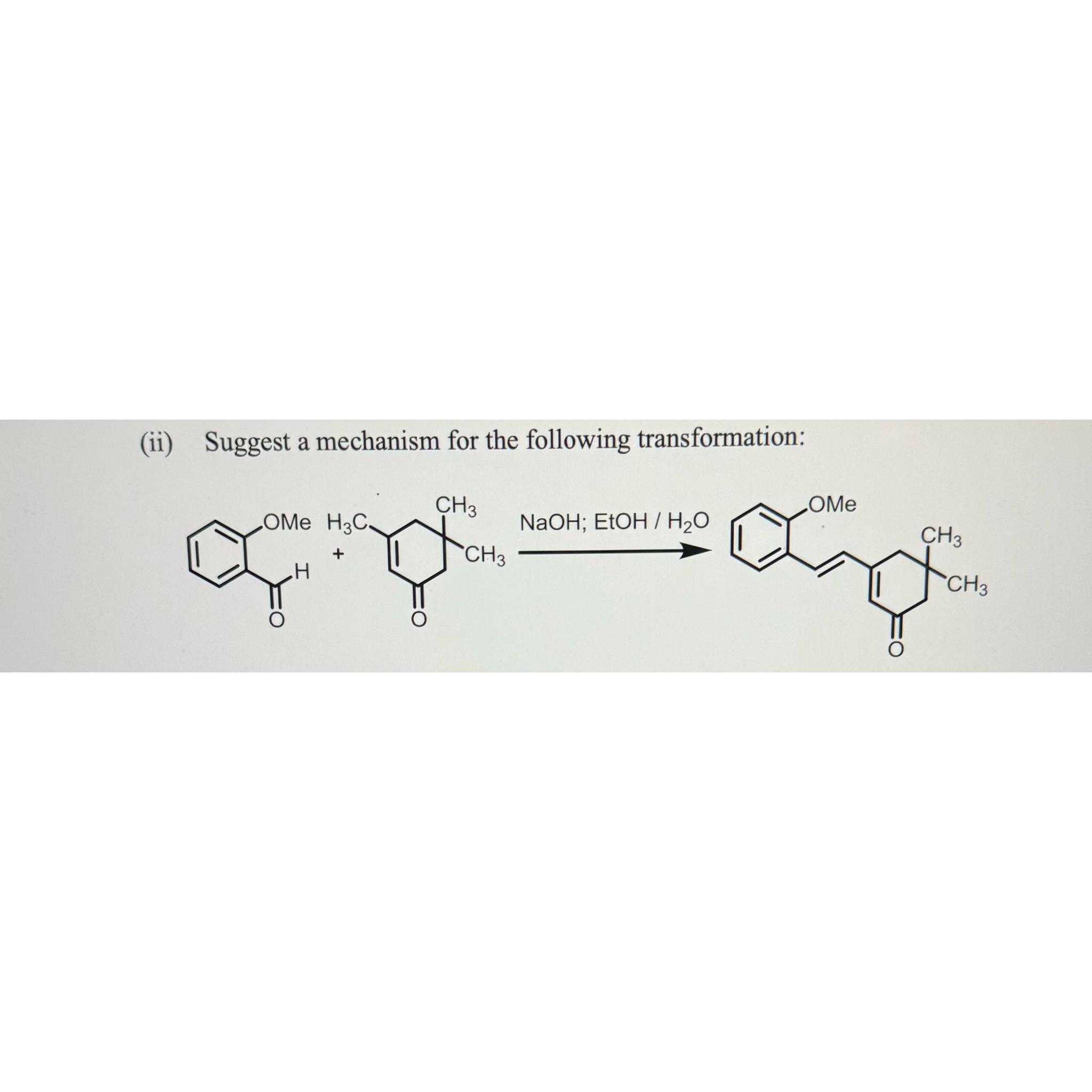 Solved Suggest a mechanism for the following transformation | Chegg.com