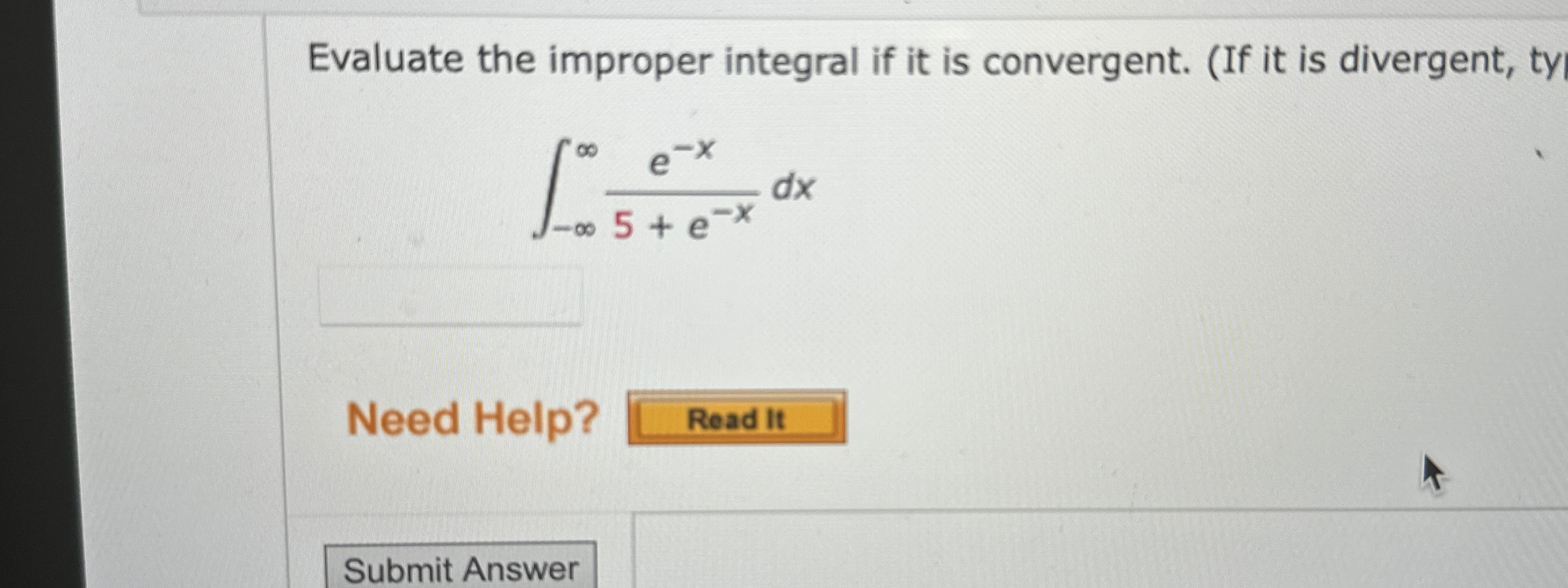 Solved Evaluate the improper integral if it is convergent. | Chegg.com