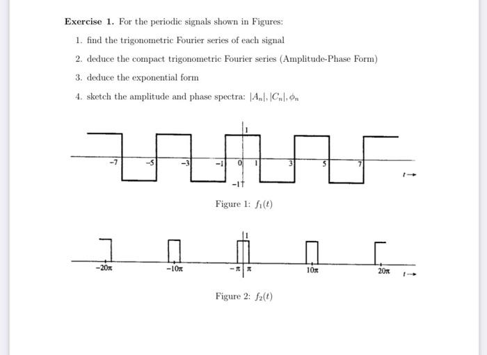 Solved Exercise L. Fe the periodicals in 1. find the girl 2 | Chegg.com