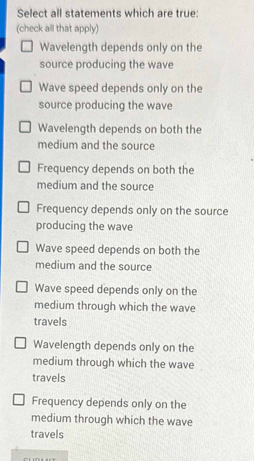Solved Select all statements which are true:(check all that | Chegg.com