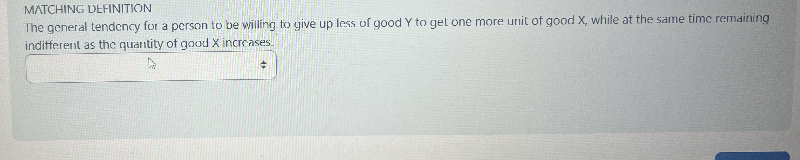 Solved MATCHING DEFINITIONThe general tendency for a person | Chegg.com