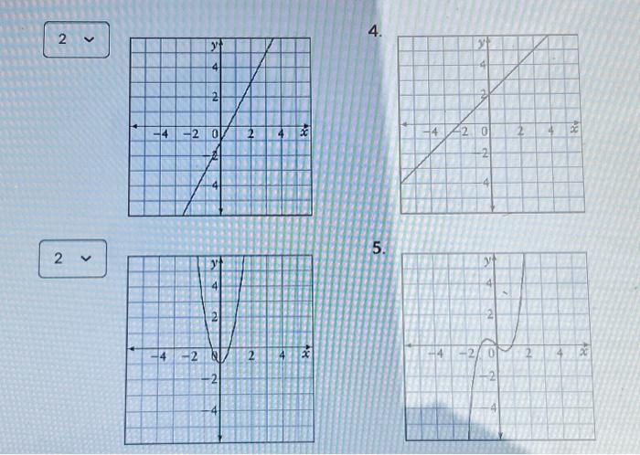 Solved Below are two columns of graphs. One column contains | Chegg.com