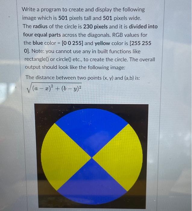 Solved MATLAB please using 8bit images, for loops, and the | Chegg.com