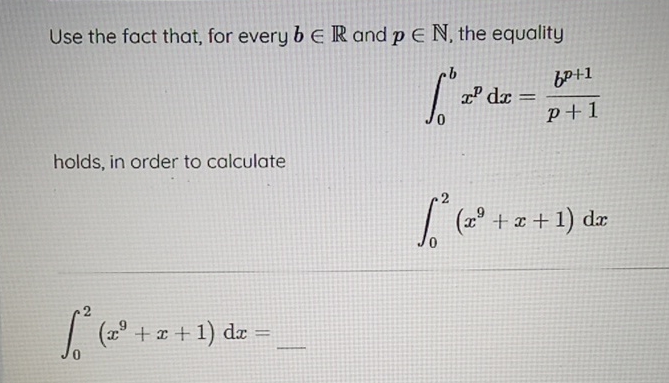 Solved Use the fact that, for every binR and pinN, the | Chegg.com