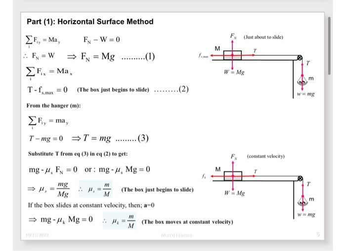 Solved 3- Why do you need to level the surface in Part 1 | Chegg.com