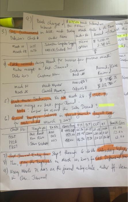 what is the the insurance payable for xycustomer | Chegg.com