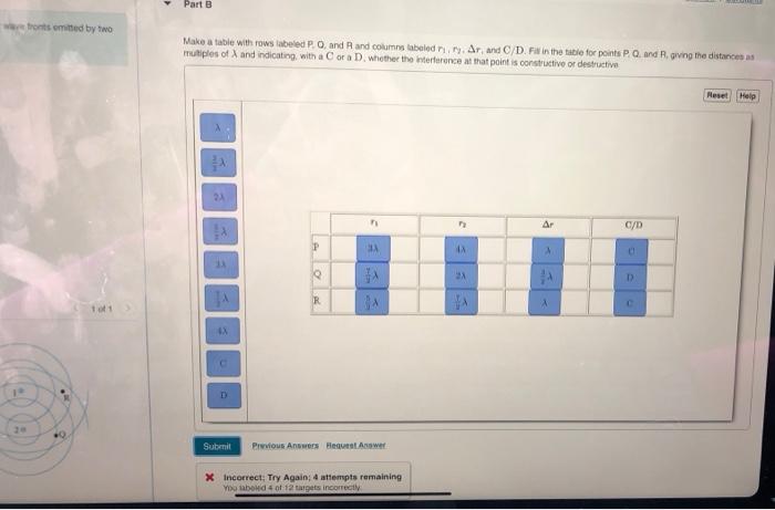 Solved The figure shows the circular wave fronts emitted by | Chegg.com