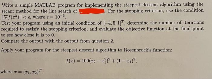 Solved Write A Simple Matlab Program For Implementing The 8672