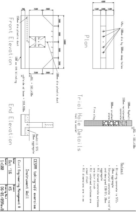 Solved Question One The drawing D6-01/09 Rev B Instrument | Chegg.com