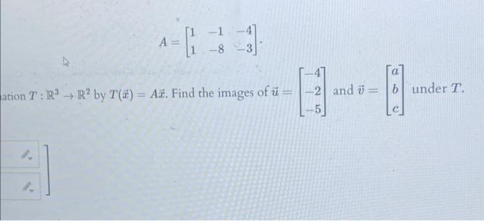 Solved (1 point) Let Define the linear transformation | Chegg.com
