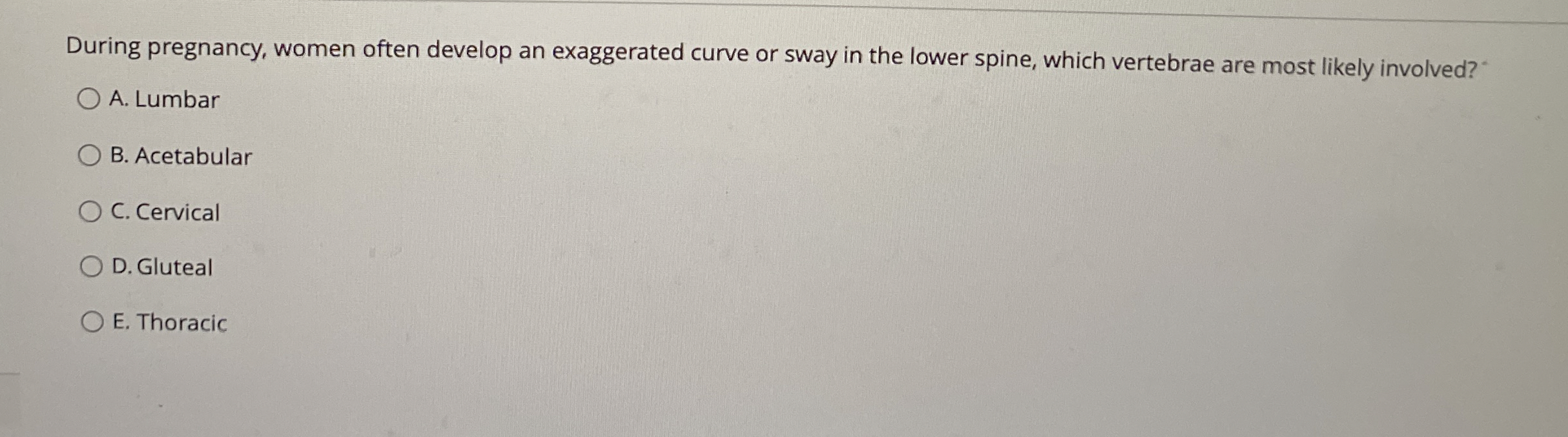 Solved During pregnancy, women often develop an exaggerated | Chegg.com