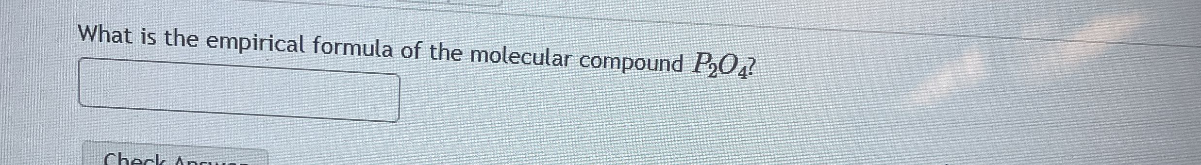 Solved What is the empirical formula of the molecular | Chegg.com