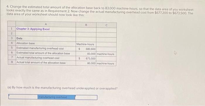 Solved Chec Required information Chapter 3: Applying Excel | Chegg.com