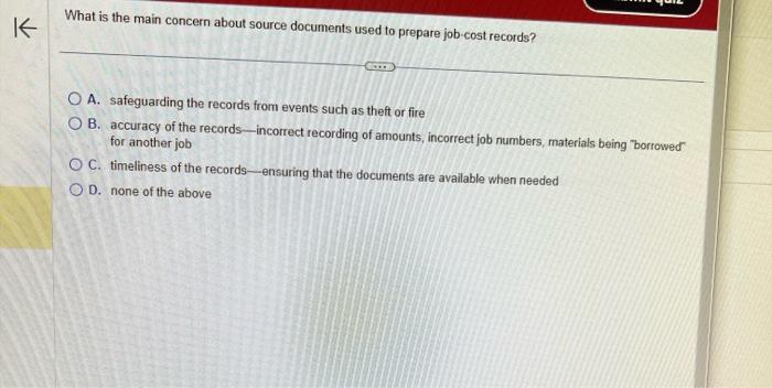 Solved What is the main concern about source documents used | Chegg.com