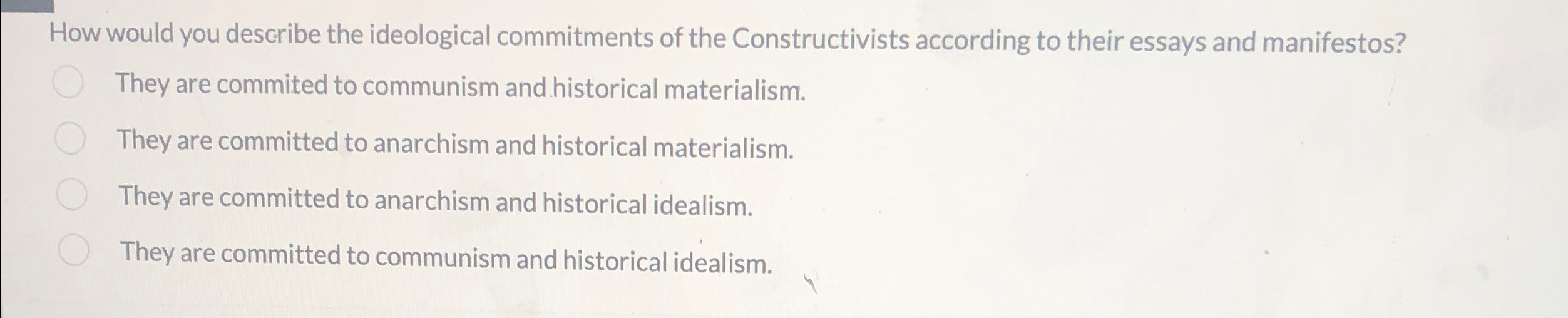 Solved How would you describe the ideological commitments of | Chegg.com