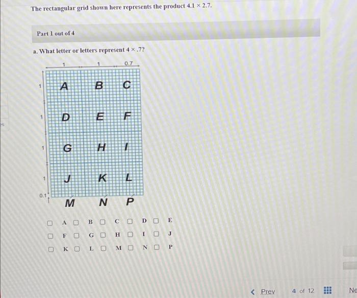 Solved The rectangular grid shown here represents the | Chegg.com