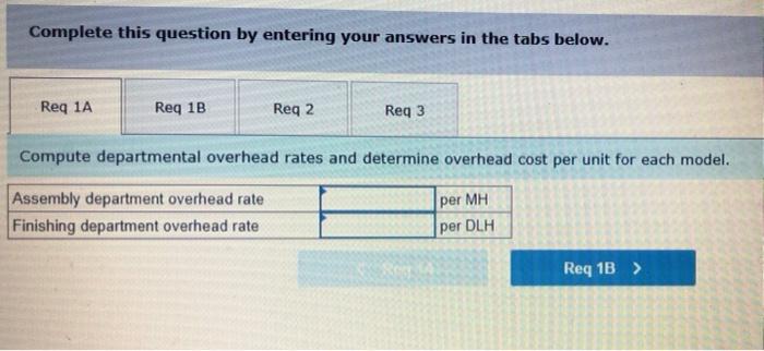 Solved Exercise 17-10 (Algo) Using departmental overhead | Chegg.com